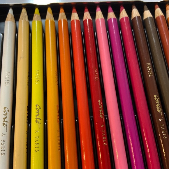 Office | Conte A Paris Crayons Pastel Pencils 24 Set | Poshmark